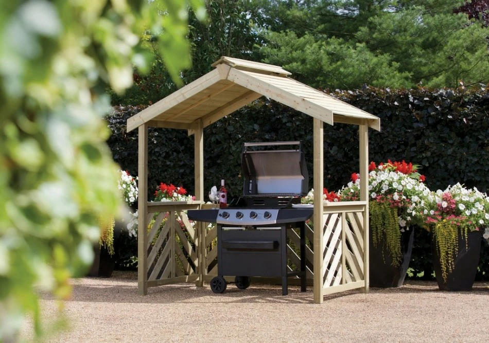 Hampton BBQ Shelter - Trioscape Garden Centre
