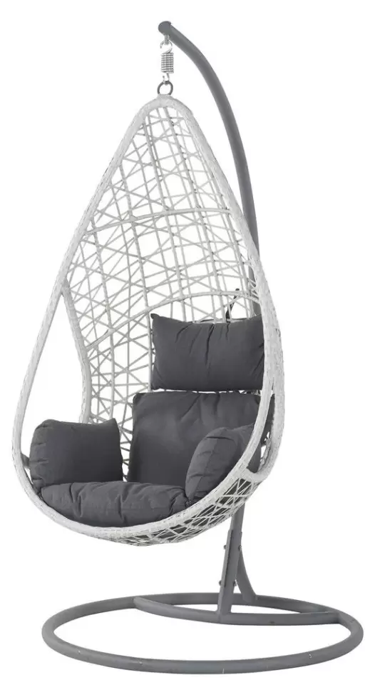 Tetbury Single Hanging Cocoon - Cloud - Trioscape Garden Centre