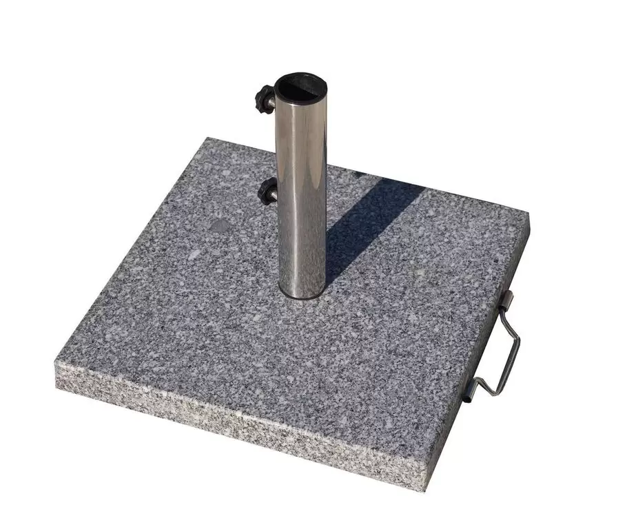Square Granite Base with wheels (25kg) - Trioscape Garden Centre